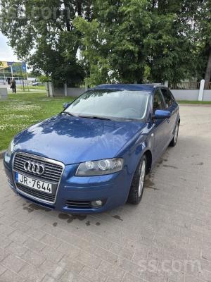 Blue Audi A3 2006 in Cesis, with an engine capacity of 2.00 L and mileage of 243 thousand km for 3300 €, photo 3 on AUTOMOTO.COM.LV