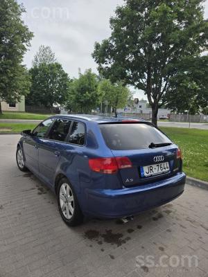 Blue Audi A3 2006 in Cesis, with an engine capacity of 2.00 L and mileage of 243 thousand km for 3300 €, photo 5 on AUTOMOTO.COM.LV