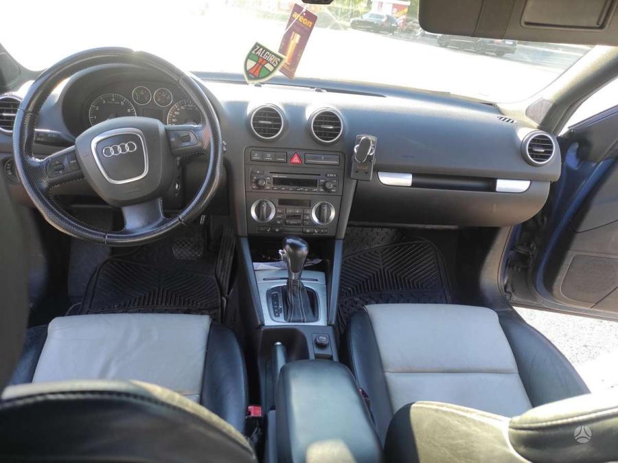 Blue Audi A3 2006 in Kaunas, with an engine capacity of 1.98 L and mileage of 227 thousand km for 1950 €, photo 12 on AUTOMOTO.COM.LV
