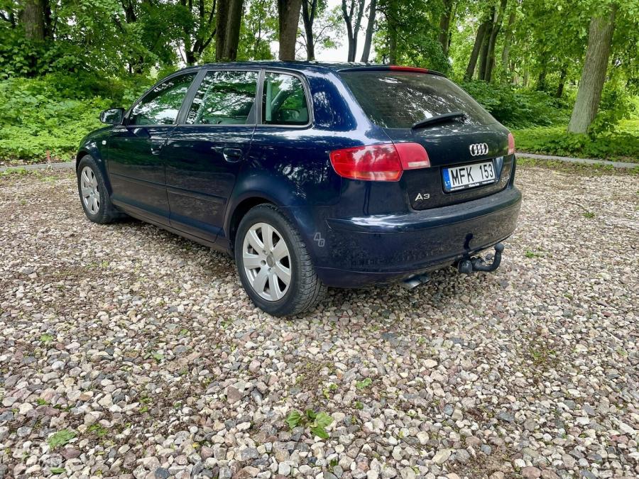 Синий Ауди А3 2006 в Вильнюс, объемом двигателя 1.90 л и пробегом 393 тыс. км за 2200 €, фото 5 на AUTOMOTO.COM.LV
