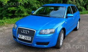 Zils Audi A3 2006 Valmiera, ar dzinēja tilpumu 1.90 L un nobraukumu 334 tūkst. km par 2350 €, foto  vietnē AUTOMOTO.COM.LV
