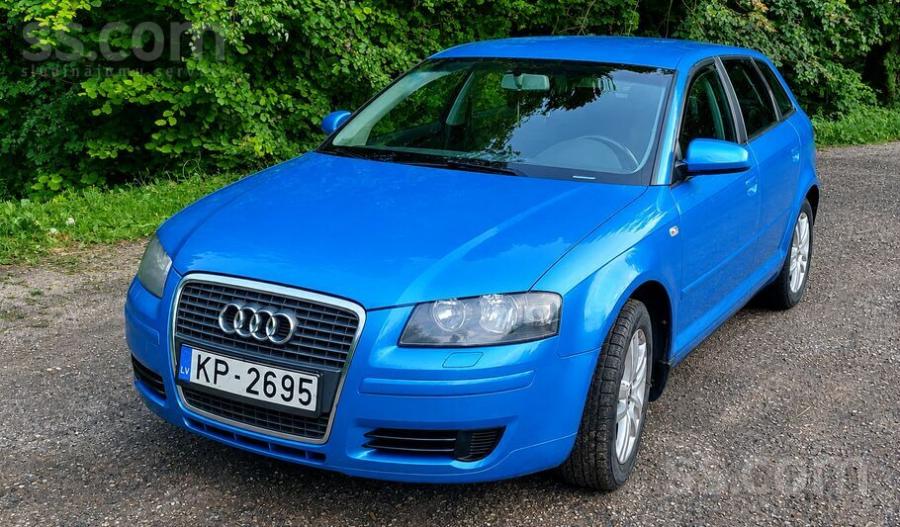 Zils Audi A3 2006 Valmiera, ar dzinēja tilpumu 1.90 L un nobraukumu 334 tūkst. km par 2350 €, foto 1 vietnē AUTOMOTO.COM.LV