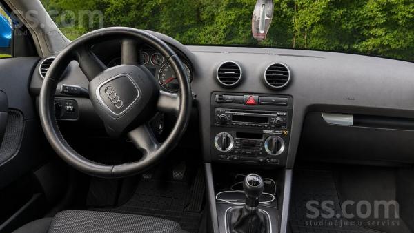 Zils Audi A3 2006 Valmiera, ar dzinēja tilpumu 1.90 L un nobraukumu 334 tūkst. km par 2350 €, foto 7 vietnē AUTOMOTO.COM.LV