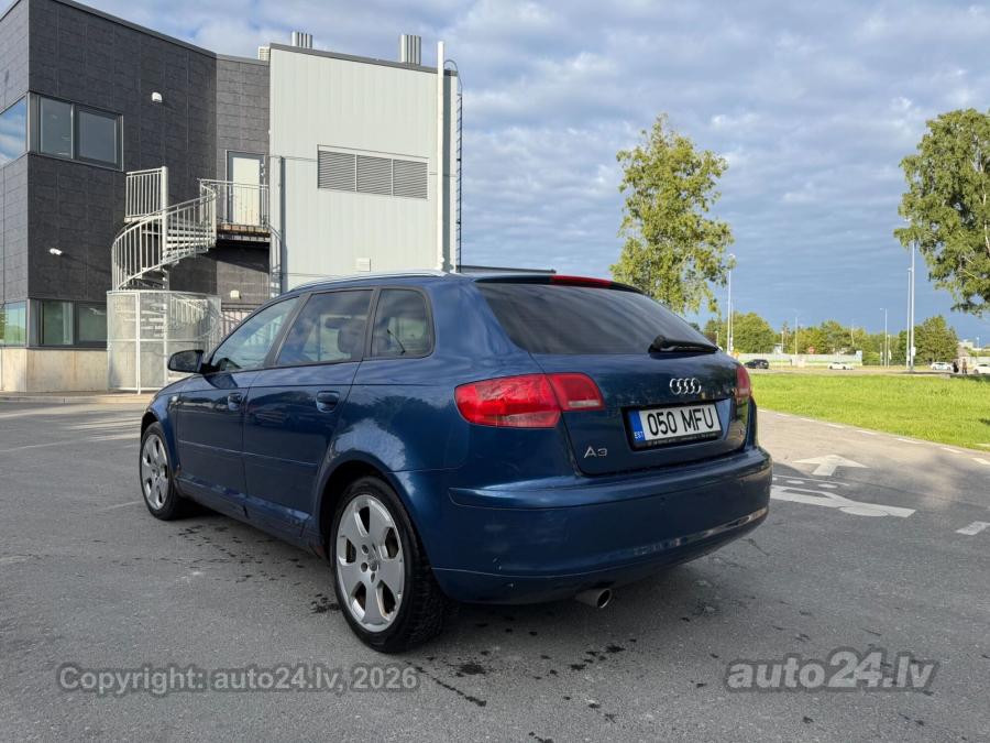 Blue Audi A3 2006 in Tallinn, with an engine capacity of 1.60 L and mileage of 178 thousand km for 1800 €, photo 4 on AUTOMOTO.COM.LV