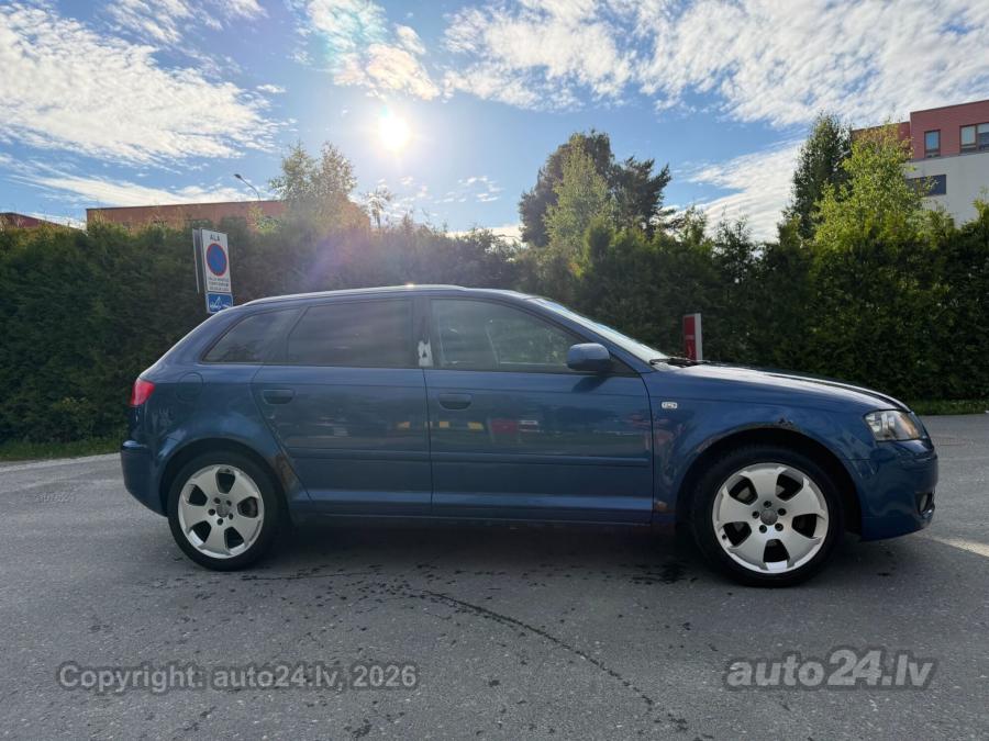 Blue Audi A3 2006 in Tallinn, with an engine capacity of 1.60 L and mileage of 178 thousand km for 1800 €, photo 7 on AUTOMOTO.COM.LV