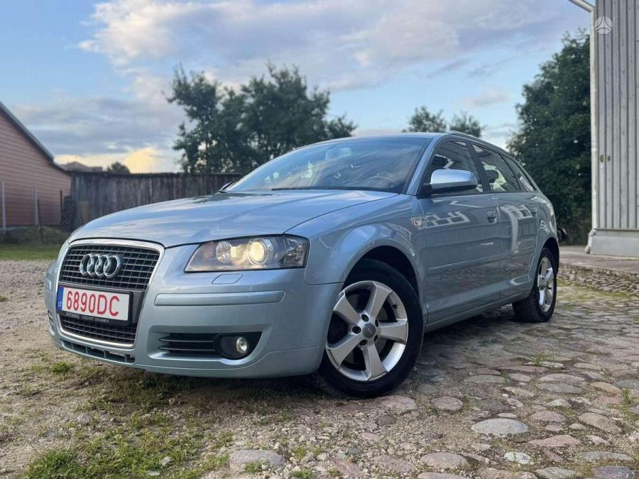 Blue Audi A3 2006 in Kaisiadorys, with an engine capacity of 1.97 L and mileage of 261 thousand km for 4000 €, photo 3 on AUTOMOTO.COM.LV