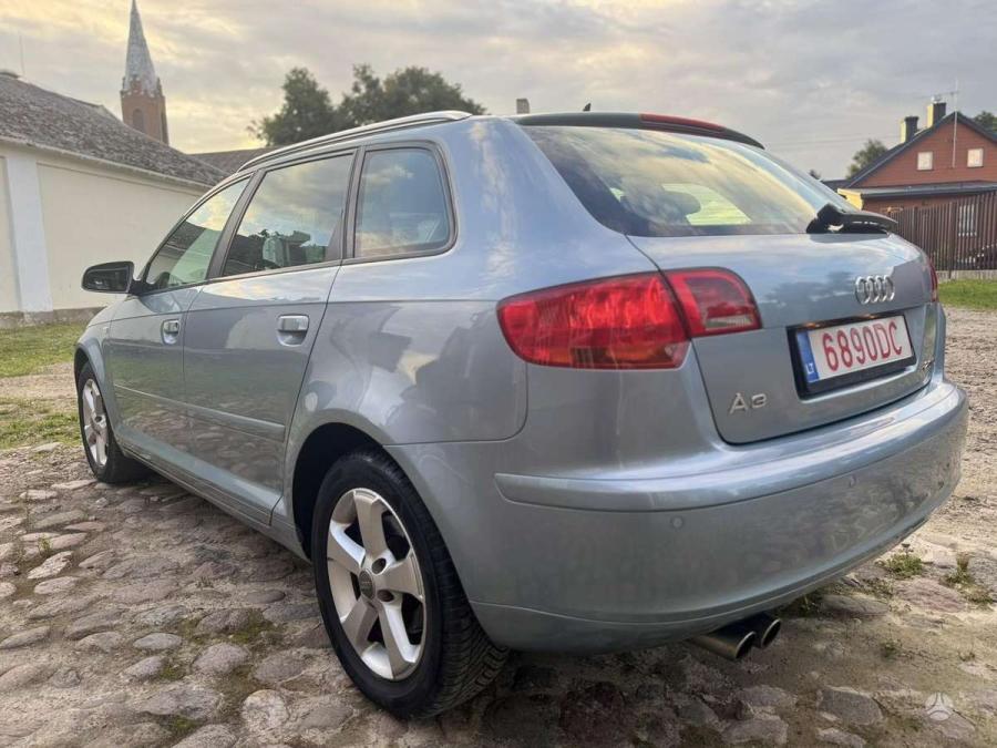Blue Audi A3 2006 in Kaisiadorys, with an engine capacity of 1.97 L and mileage of 261 thousand km for 4000 €, photo 5 on AUTOMOTO.COM.LV