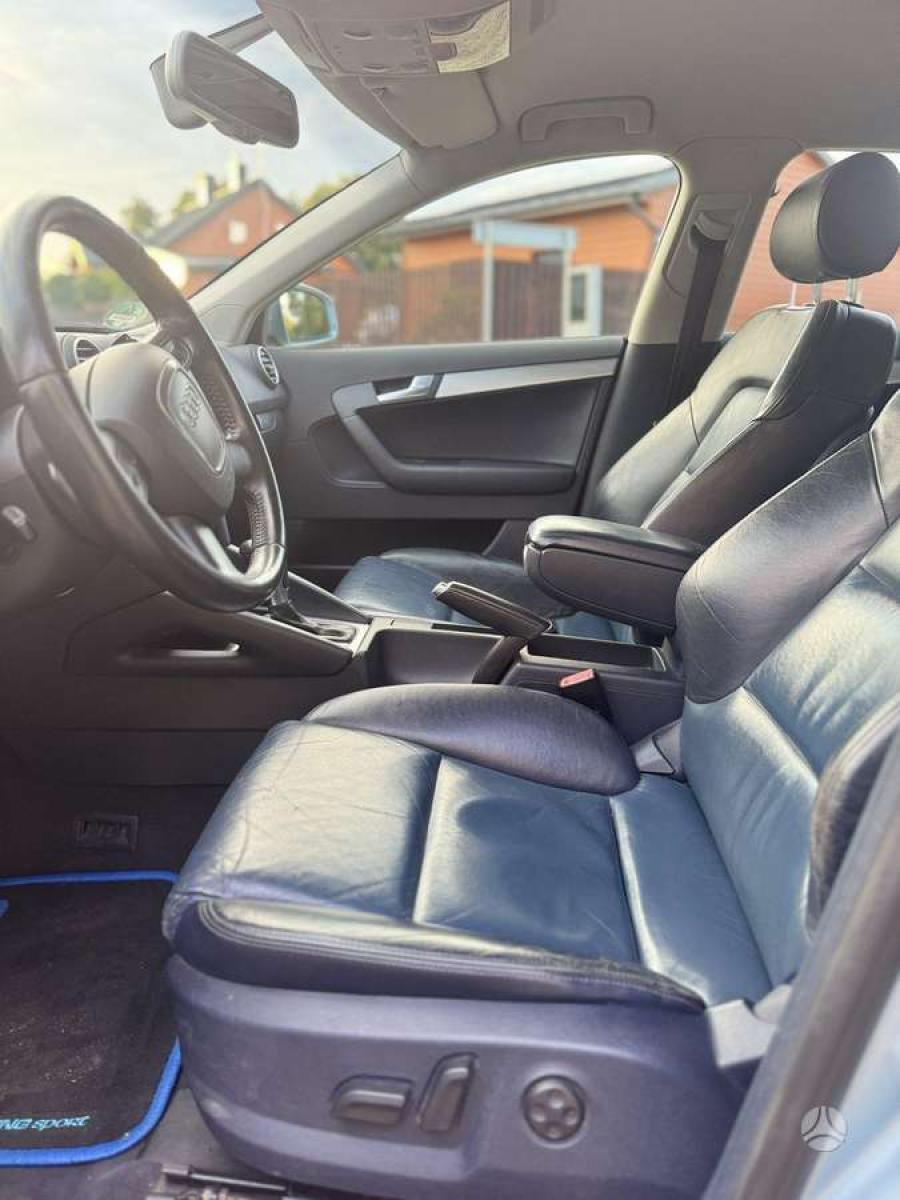 Blue Audi A3 2006 in Kaisiadorys, with an engine capacity of 1.97 L and mileage of 261 thousand km for 4000 €, photo 12 on AUTOMOTO.COM.LV