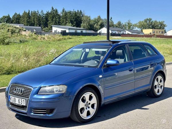 Синий Ауди А3 2006 в Вильнюс, объемом двигателя 2.00 л и пробегом 380 тыс. км за 2600 €, фото 1 на AUTOMOTO.COM.LV