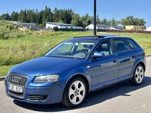 Blue Audi A3 2006 in Vilnius, with an engine capacity of 2.00 L and mileage of 380 thousand km for 2600 €, photo  on AUTOMOTO.COM.LV