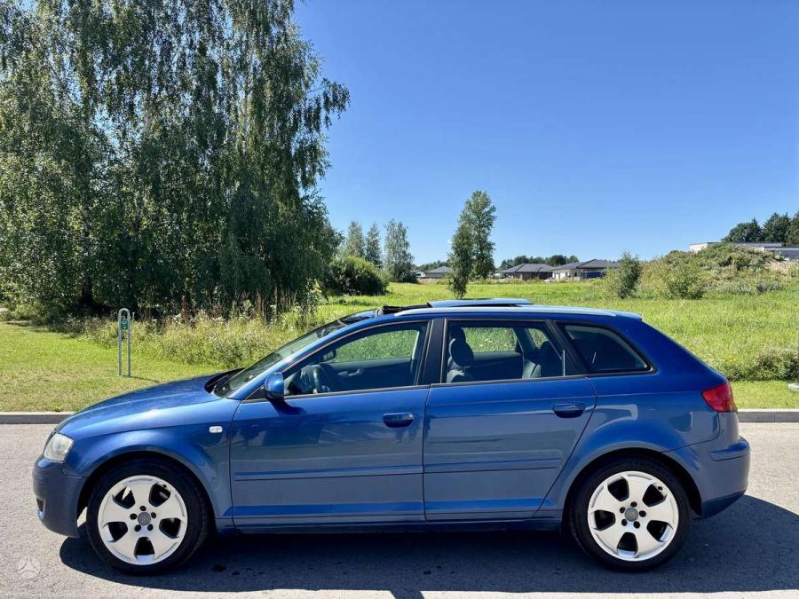 Blue Audi A3 2006 in Vilnius, with an engine capacity of 2.00 L and mileage of 380 thousand km for 2600 €, photo 3 on AUTOMOTO.COM.LV