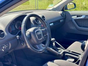 Blue Audi A3 2006 in Vilnius, with an engine capacity of 2.00 L and mileage of 380 thousand km for 2600 €, photo 10 on AUTOMOTO.COM.LV