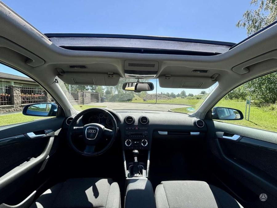 Blue Audi A3 2006 in Vilnius, with an engine capacity of 2.00 L and mileage of 380 thousand km for 2600 €, photo 11 on AUTOMOTO.COM.LV