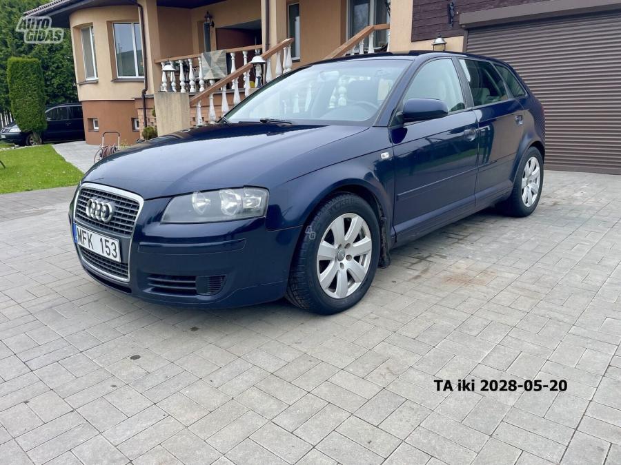 Blue Audi A3 2006 in Vilnius, with an engine capacity of 1.90 L and mileage of 393 thousand km for 2000 €, photo 1 on AUTOMOTO.COM.LV