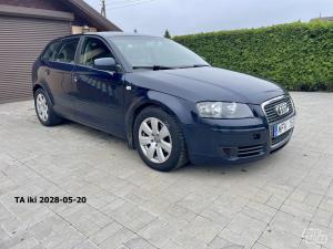 Blue Audi A3 2006 in Vilnius, with an engine capacity of 1.90 L and mileage of 393 thousand km for 2000 €, photo 3 on AUTOMOTO.COM.LV