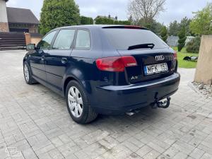 Blue Audi A3 2006 in Vilnius, with an engine capacity of 1.90 L and mileage of 393 thousand km for 2000 €, photo 4 on AUTOMOTO.COM.LV