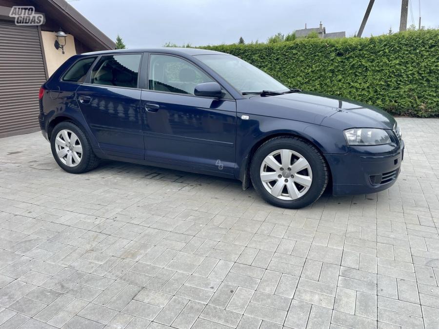 Blue Audi A3 2006 in Vilnius, with an engine capacity of 1.90 L and mileage of 393 thousand km for 2000 €, photo 9 on AUTOMOTO.COM.LV