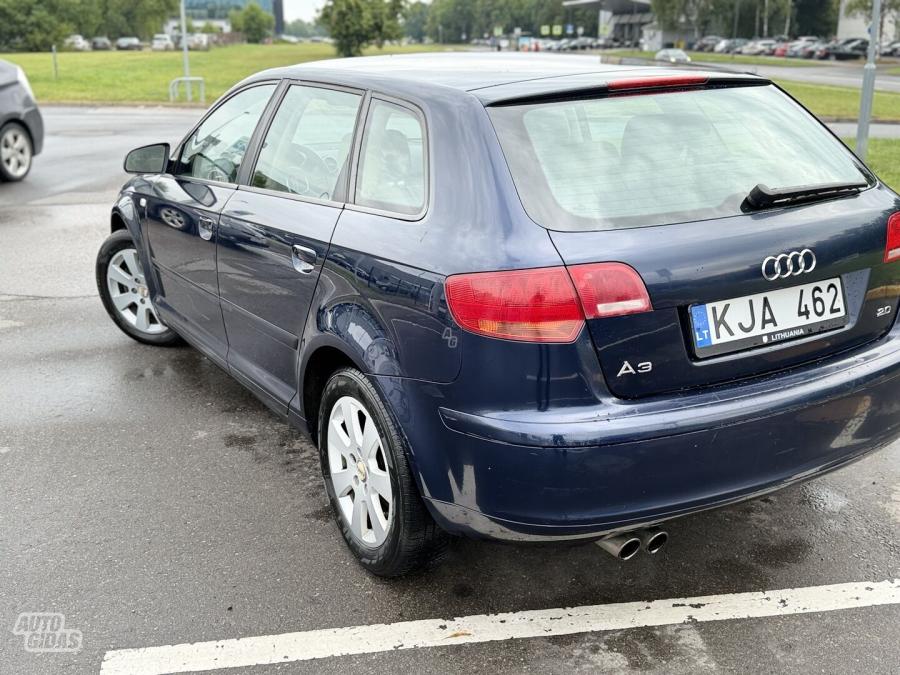 Zils Audi A3 2006 Kauņa, ar dzinēja tilpumu 2.00 L un nobraukumu 270 tūkst. km par 1650 €, foto 7 vietnē AUTOMOTO.COM.LV