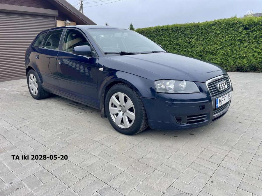Zils Audi A3 2006 Viļņa, ar dzinēja tilpumu 1.89 L un nobraukumu 393 tūkst. km par 2000 €, foto 3 vietnē AUTOMOTO.COM.LV