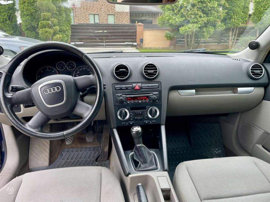 Zils Audi A3 2006 Viļņa, ar dzinēja tilpumu 1.89 L un nobraukumu 393 tūkst. km par 2000 €, foto 15 vietnē AUTOMOTO.COM.LV