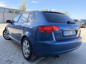 Blue Audi A3 2006 in Vilnius, with an engine capacity of 1.98 L and mileage of 223 thousand km for 3300 €, photo 6 on AUTOMOTO.COM.LV