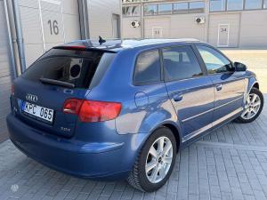 Blue Audi A3 2006 in Vilnius, with an engine capacity of 1.98 L and mileage of 223 thousand km for 3300 €, photo 7 on AUTOMOTO.COM.LV