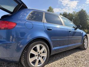 Blue Audi A3 2006 in Vilnius, with an engine capacity of 1.98 L and mileage of 223 thousand km for 3300 €, photo 9 on AUTOMOTO.COM.LV