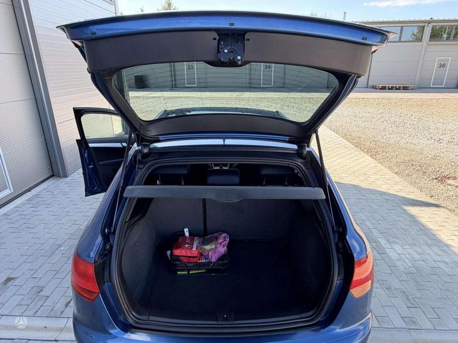Blue Audi A3 2006 in Vilnius, with an engine capacity of 1.98 L and mileage of 223 thousand km for 3300 €, photo 12 on AUTOMOTO.COM.LV