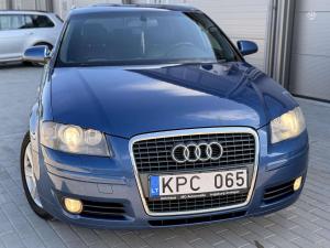 Blue Audi A3 2006 in Vilnius, with an engine capacity of 1.98 L and mileage of 223 thousand km for 3300 €, photo 13 on AUTOMOTO.COM.LV