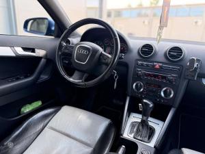 Blue Audi A3 2006 in Vilnius, with an engine capacity of 1.98 L and mileage of 223 thousand km for 3300 €, photo 24 on AUTOMOTO.COM.LV