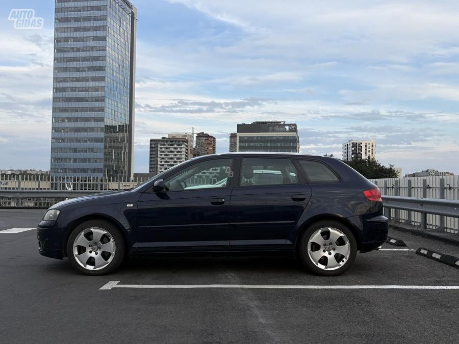Blue Audi A3 2006 in Vilnius, with an engine capacity of 2.00 L and mileage of 411 thousand km for 4000 €, photo 4 on AUTOMOTO.COM.LV