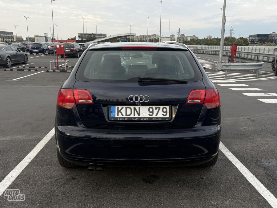 Blue Audi A3 2006 in Vilnius, with an engine capacity of 2.00 L and mileage of 411 thousand km for 4000 €, photo 6 on AUTOMOTO.COM.LV