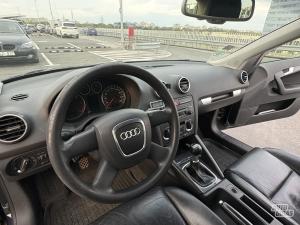 Blue Audi A3 2006 in Vilnius, with an engine capacity of 2.00 L and mileage of 411 thousand km for 4000 €, photo 7 on AUTOMOTO.COM.LV