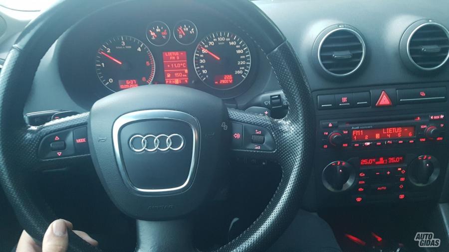 Zils Audi A3 2006 Plungė, ar dzinēja tilpumu 2.00 L un nobraukumu 290 tūkst. km par 2699 €, foto 11 vietnē AUTOMOTO.COM.LV