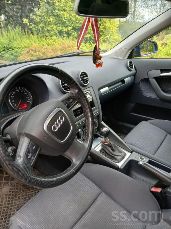 Zils Audi A3 2007 Rēzekne, ar dzinēja tilpumu 2.00 L un nobraukumu 253 tūkst. km par 3000 €, foto 6 vietnē AUTOMOTO.COM.LV