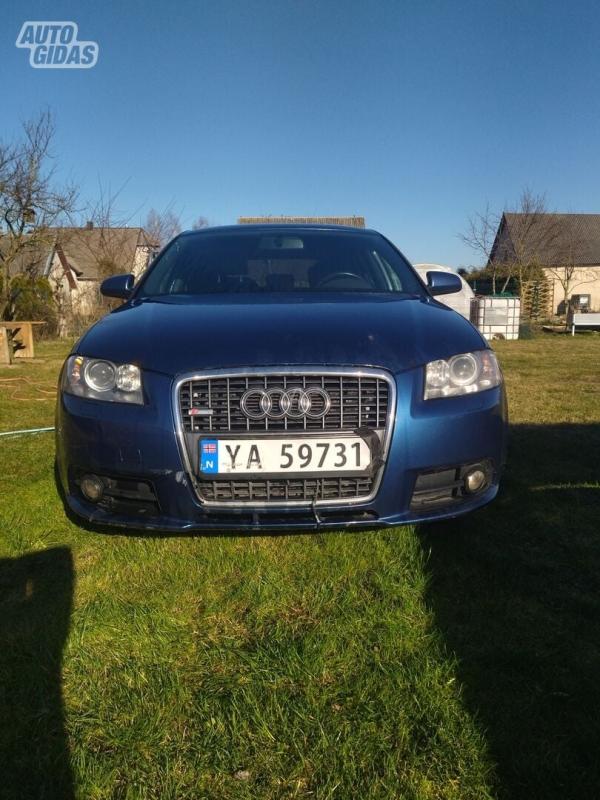 Zils Audi A3 2007 Panevēža, ar dzinēja tilpumu 2.00 L un nobraukumu 271 tūkst. km par 1995 €, foto 1 vietnē AUTOMOTO.COM.LV