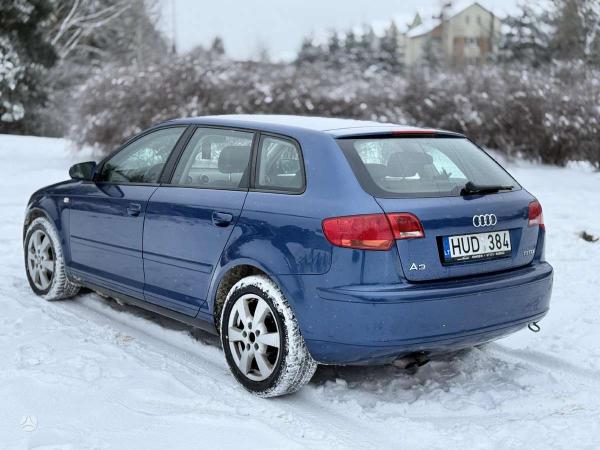 Blue Audi A3 2007 in Vilnius, with an engine capacity of 1.90 L and mileage of 290 thousand km for 2900 €, photo 3 on AUTOMOTO.COM.LV