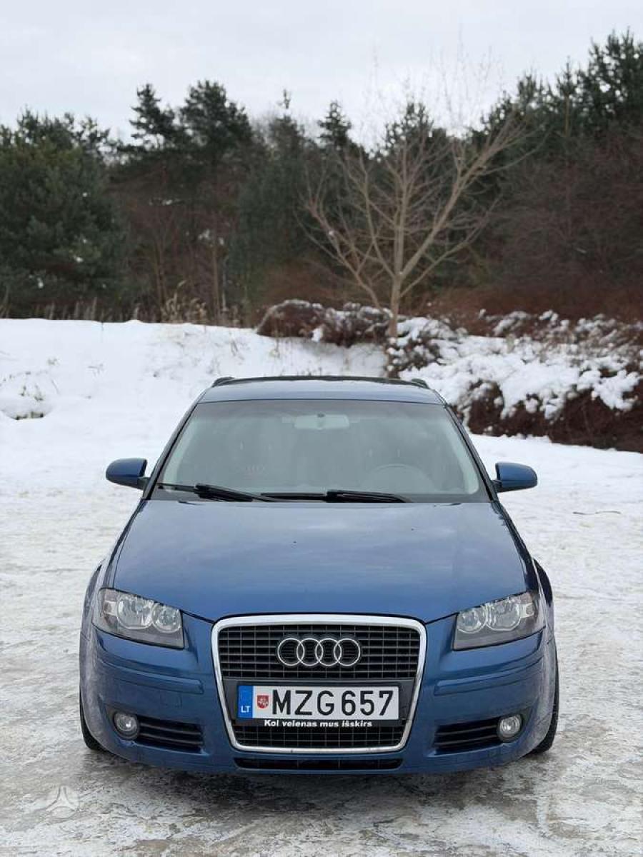 Blue Audi A3 2007 in Vilnius, with an engine capacity of 1.90 L and mileage of 297 thousand km for 2200 €, photo 7 on AUTOMOTO.COM.LV