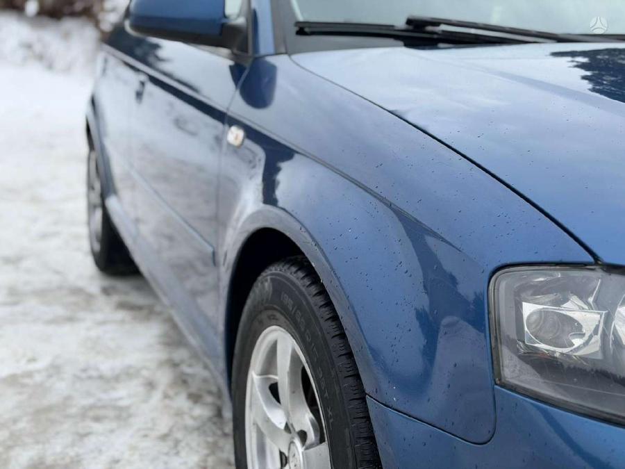 Blue Audi A3 2007 in Vilnius, with an engine capacity of 1.90 L and mileage of 297 thousand km for 2200 €, photo 10 on AUTOMOTO.COM.LV
