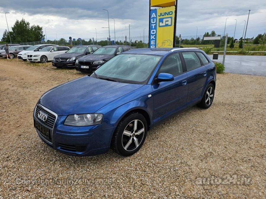 Blue Audi A3 2007 in Tartu, with an engine capacity of 2.00 L and mileage of 250 thousand km for 4990 €, photo 1 on AUTOMOTO.COM.LV