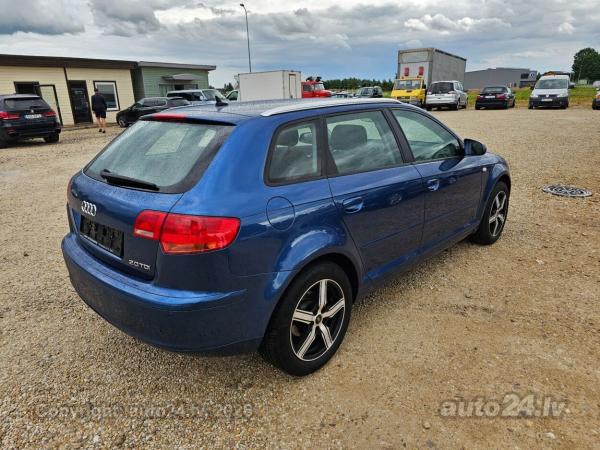 Blue Audi A3 2007 in Tartu, with an engine capacity of 2.00 L and mileage of 250 thousand km for 4990 €, photo 5 on AUTOMOTO.COM.LV