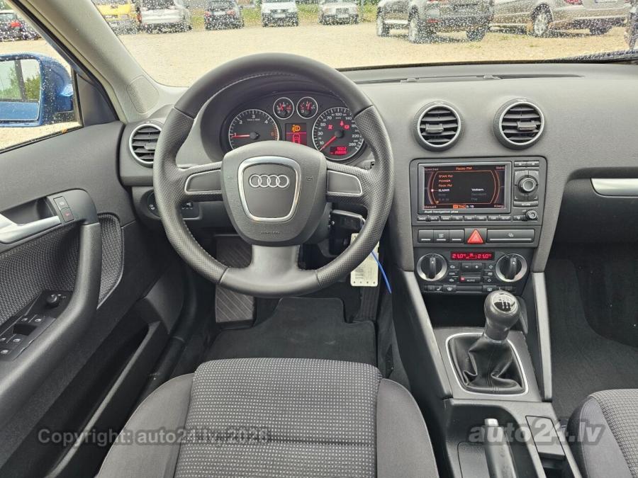 Blue Audi A3 2007 in Tartu, with an engine capacity of 2.00 L and mileage of 250 thousand km for 4990 €, photo 7 on AUTOMOTO.COM.LV