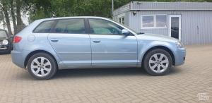 Blue Audi A3 2007 in Kedainiai, with an engine capacity of 1.60 L and mileage of 280 thousand km for 2300 €, photo 4 on AUTOMOTO.COM.LV