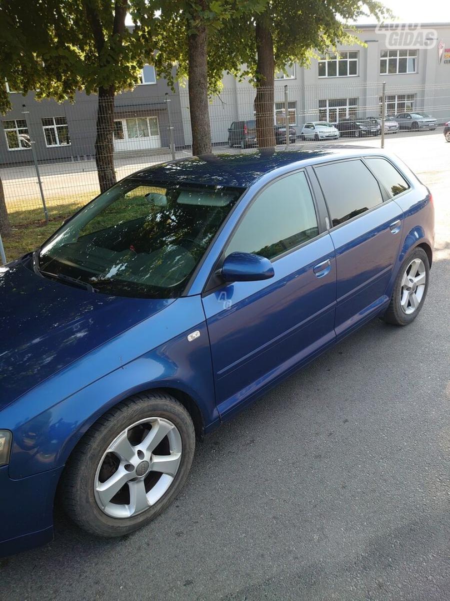 Blue Audi A3 2007 in Marijampole, with an engine capacity of 2.00 L and mileage of 420 thousand km for 1950 €, photo 5 on AUTOMOTO.COM.LV