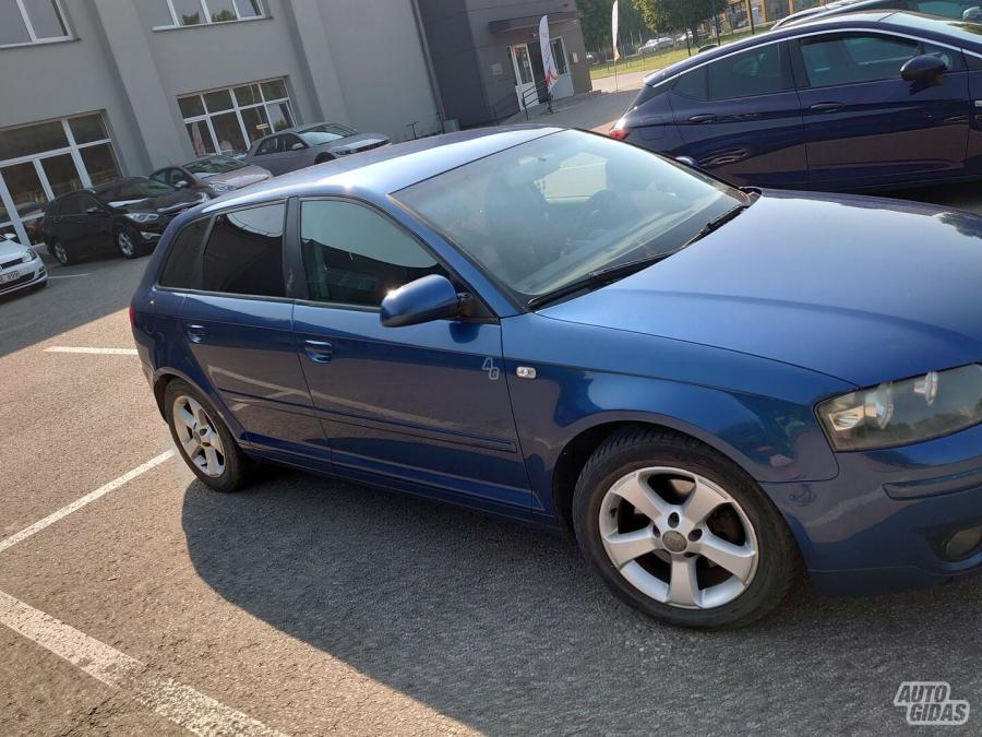 Blue Audi A3 2007 in Marijampole, with an engine capacity of 2.00 L and mileage of 420 thousand km for 1950 €, photo 9 on AUTOMOTO.COM.LV