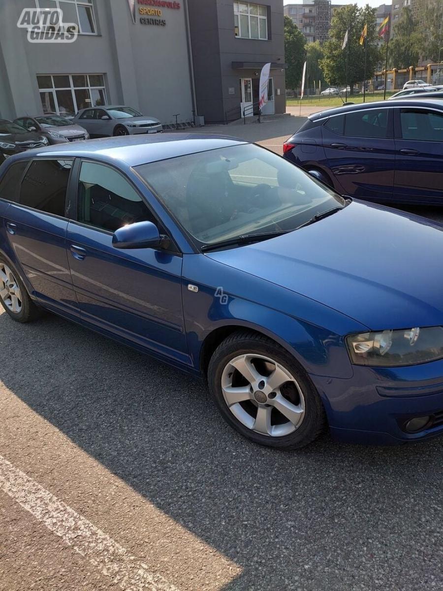 Blue Audi A3 2007 in Marijampole, with an engine capacity of 2.00 L and mileage of 420 thousand km for 1950 €, photo 10 on AUTOMOTO.COM.LV