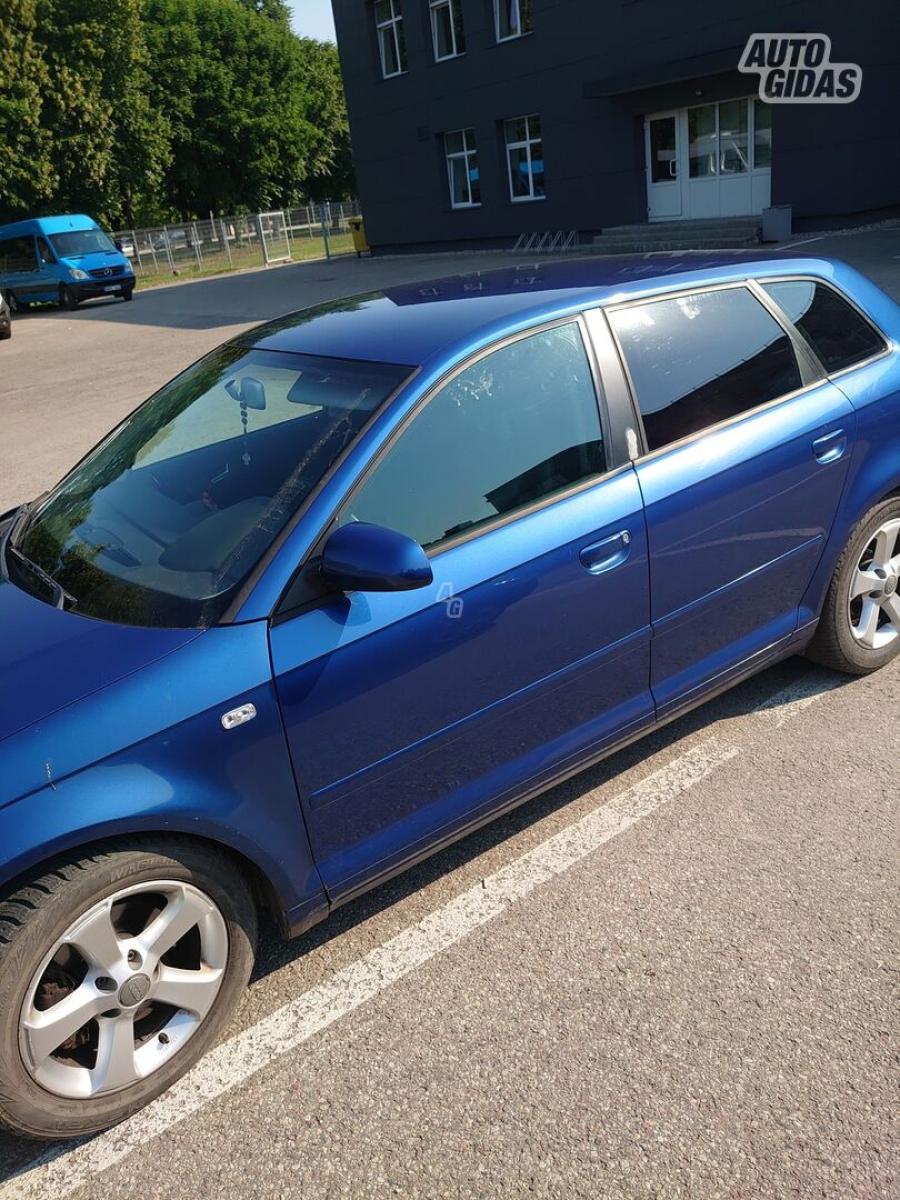 Blue Audi A3 2007 in Marijampole, with an engine capacity of 2.00 L and mileage of 420 thousand km for 1950 €, photo 11 on AUTOMOTO.COM.LV