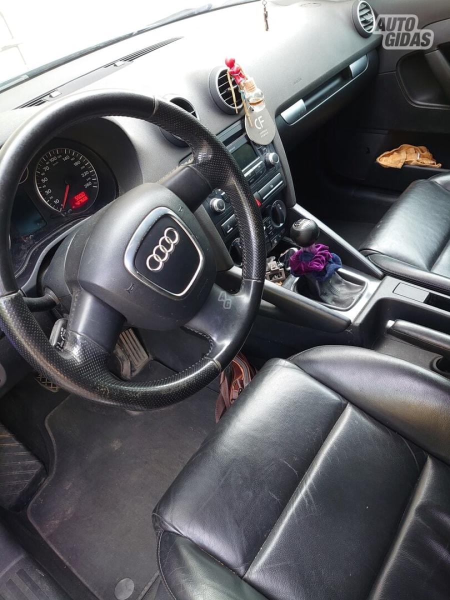 Blue Audi A3 2007 in Marijampole, with an engine capacity of 2.00 L and mileage of 420 thousand km for 1950 €, photo 18 on AUTOMOTO.COM.LV