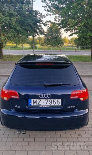 Zils Audi A3 2007 Liepāja, ar dzinēja tilpumu 1.90 L un nobraukumu 276 tūkst. km par 3600 €, foto 5 vietnē AUTOMOTO.COM.LV