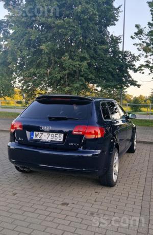 Zils Audi A3 2007 Liepāja, ar dzinēja tilpumu 1.90 L un nobraukumu 276 tūkst. km par 3600 €, foto 6 vietnē AUTOMOTO.COM.LV